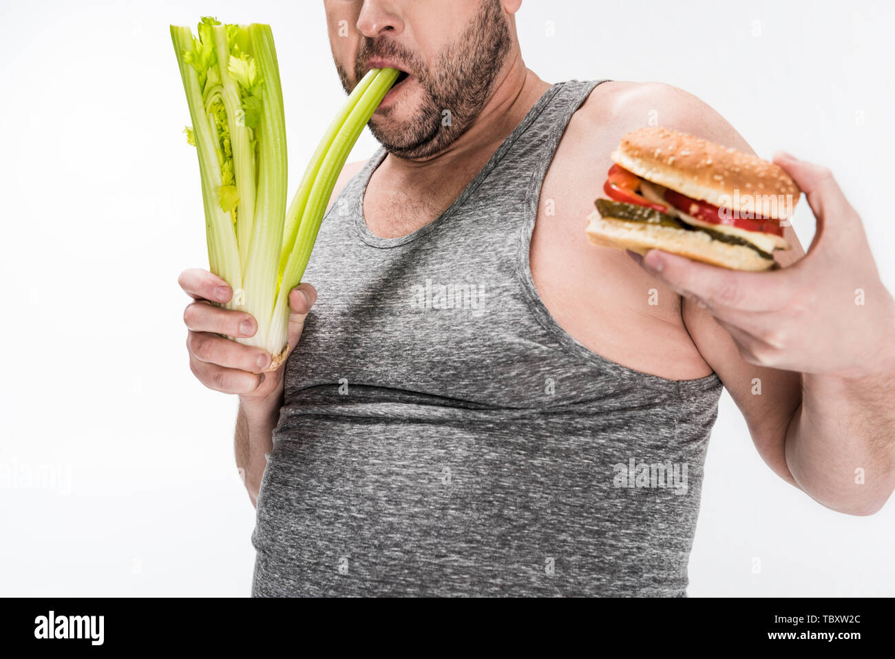 Eat celery man hi-res stock photography and images - Alamy