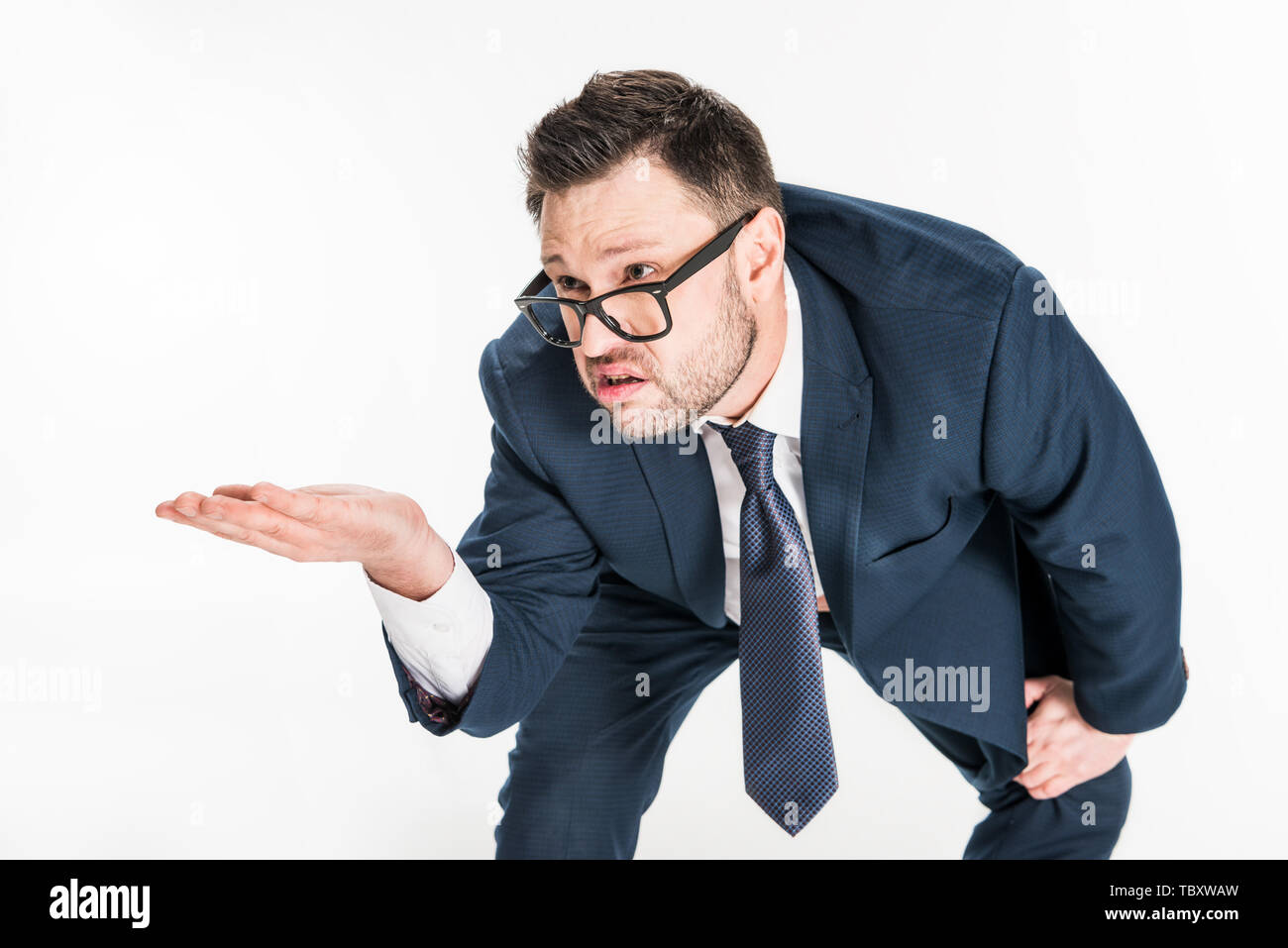 Chubby man in formal clothes hi-res stock photography and images - Alamy