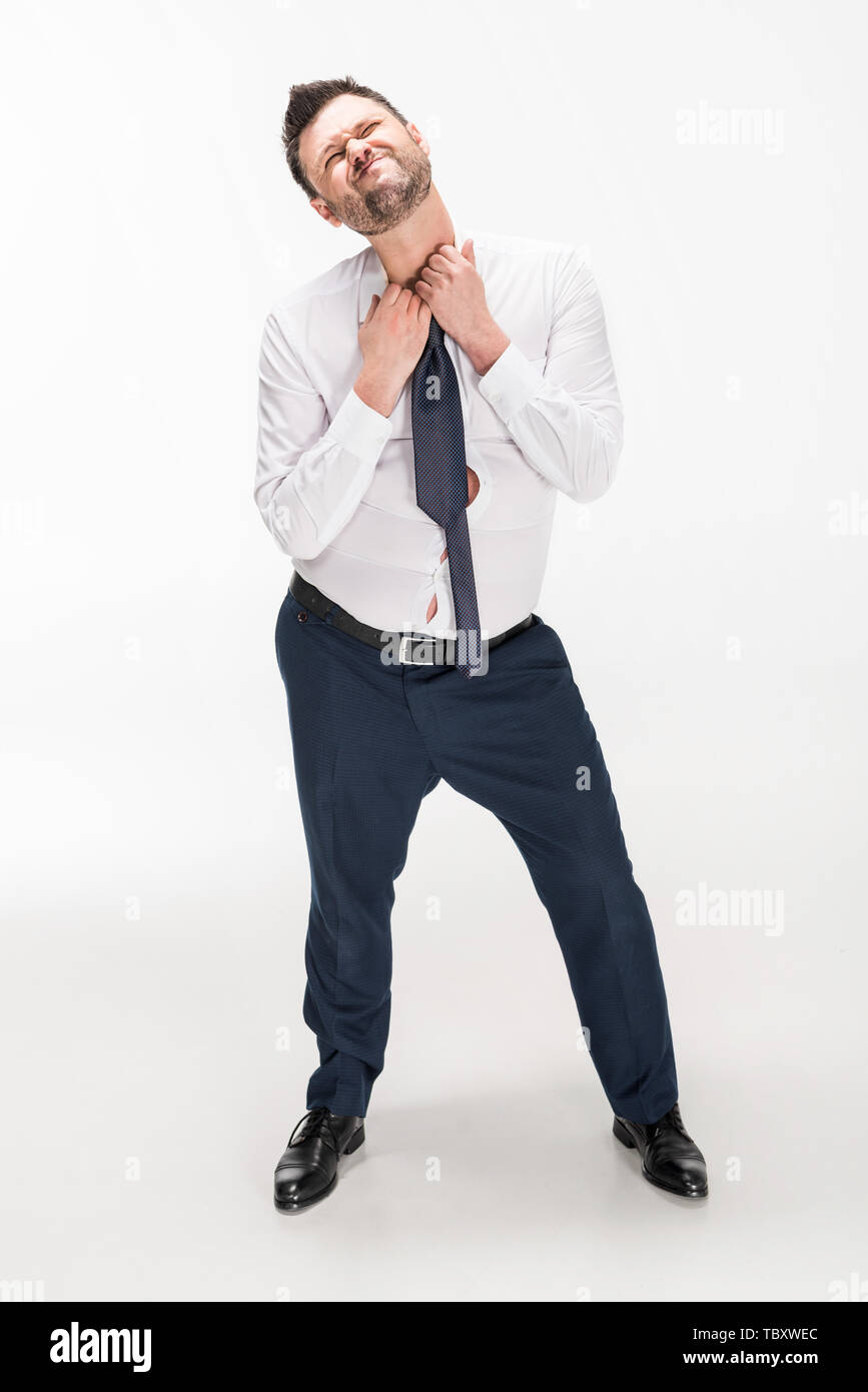 Chubby man in formal clothes hi-res stock photography and images - Alamy