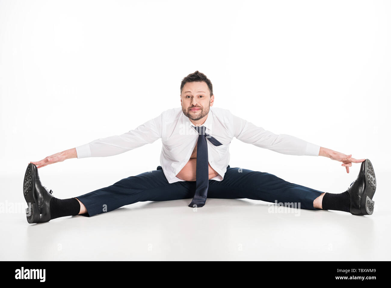 Chubby man in formal clothes hi-res stock photography and images - Alamy