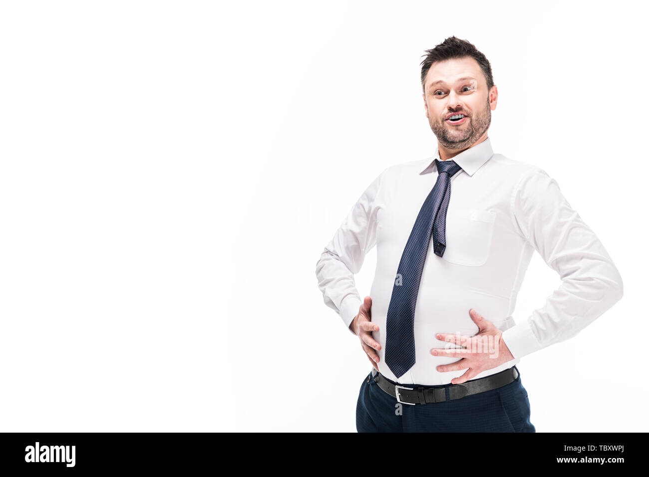 Chubby Man In Formal Clothes High Resolution Stock Photography and ...