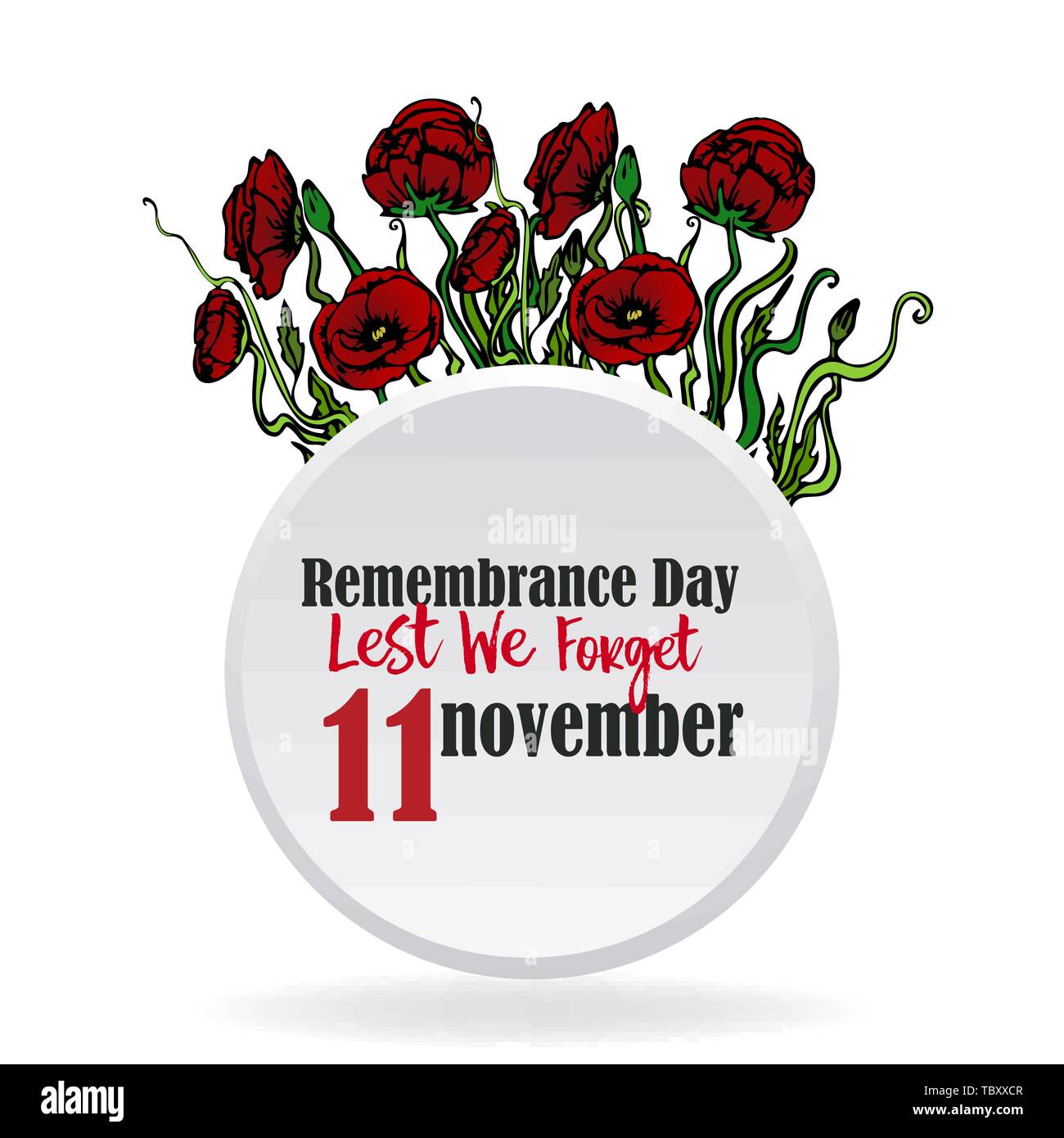 Anzac day australia poppies Cut Out Stock Images & Pictures - Alamy