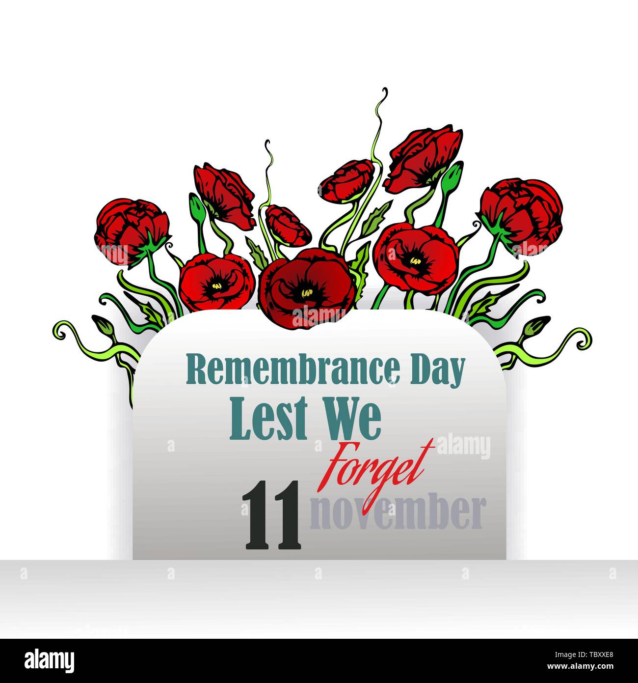 Anzac day australia poppies Cut Out Stock Images & Pictures - Alamy
