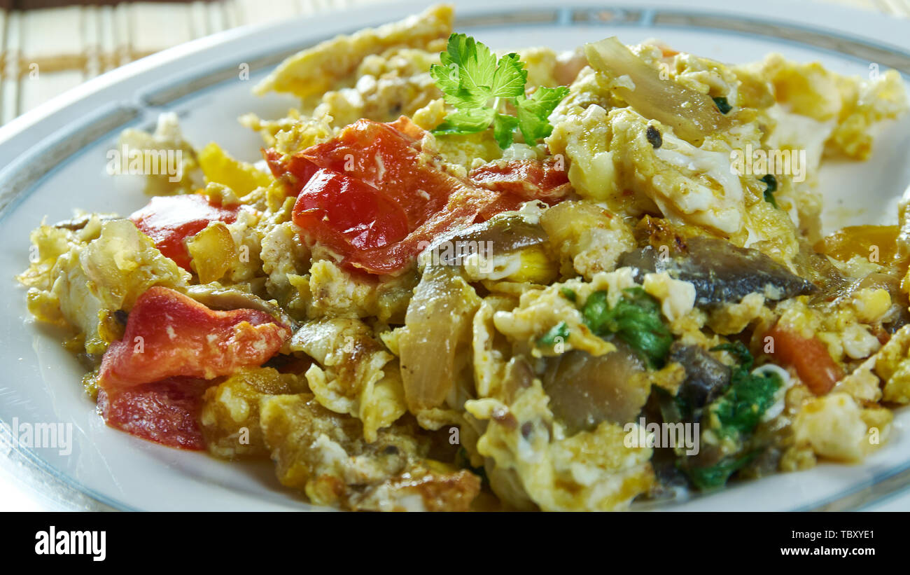 Mish Mash - Traditional and Authentic Bulgarian Scrambled Eggs with ...
