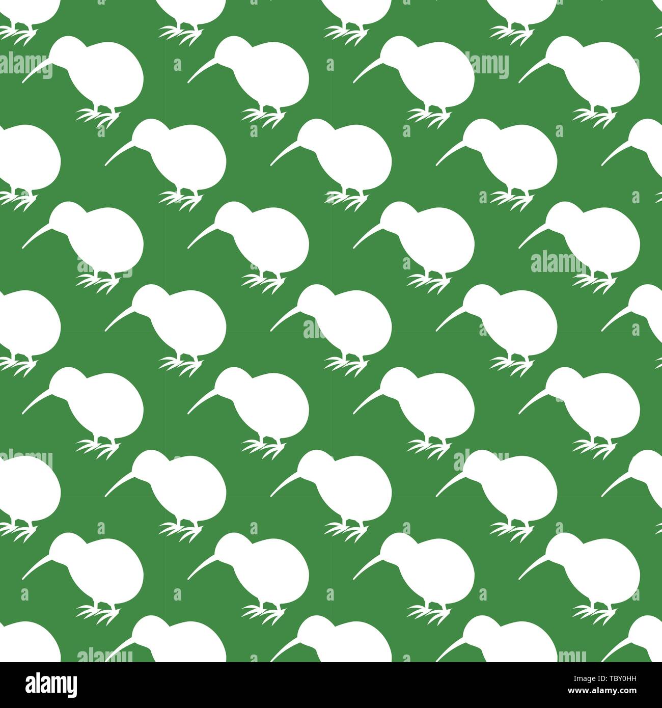 Kiwi bird seamless pattern. Vector illustration Stock Vector Image ...
