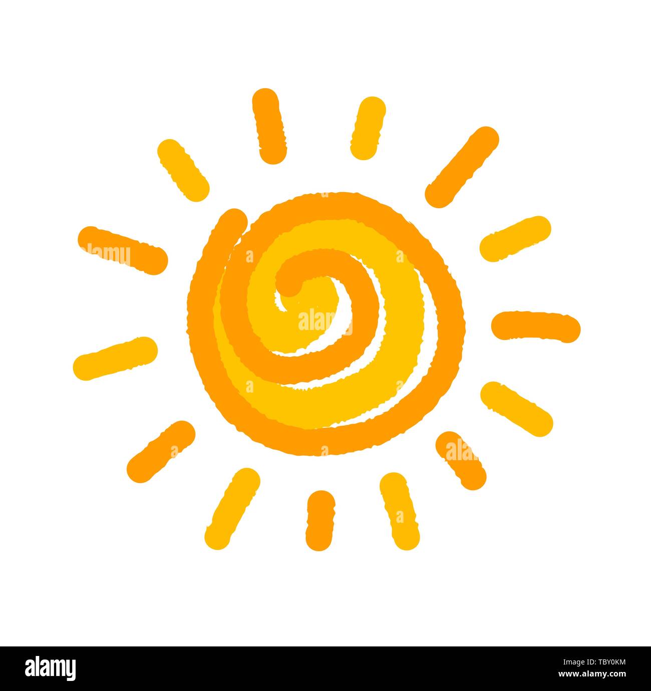 Sun symbol illustration Stock Vector Image & Art - Alamy