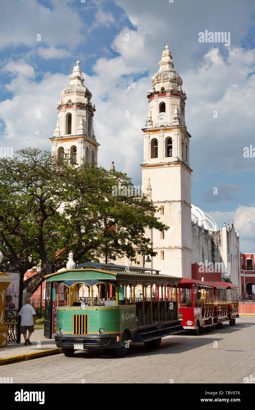 Campeche Mexico - Campeche old town UNESCO world heritage site street ...