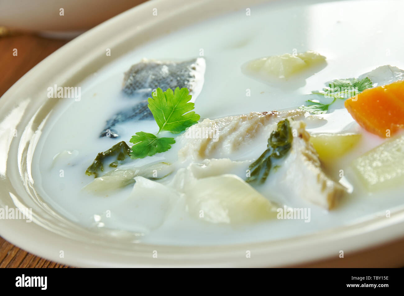 Belgian Flemish Fish Soup, national cuisine, Traditional assorted Asia ...
