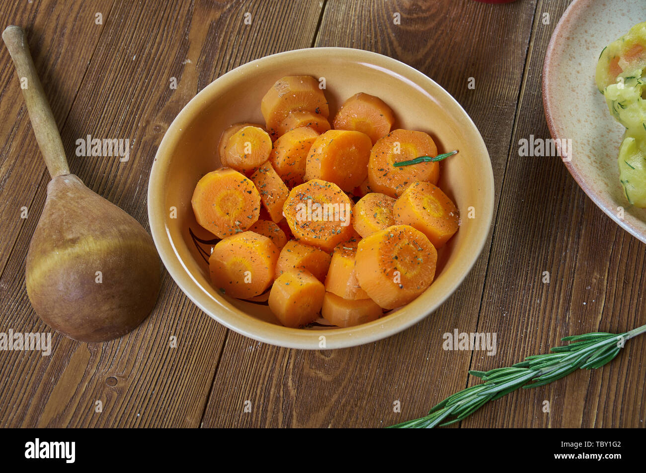 Carrot Coins, Belgian national cuisine, Traditional assorted Asia ...