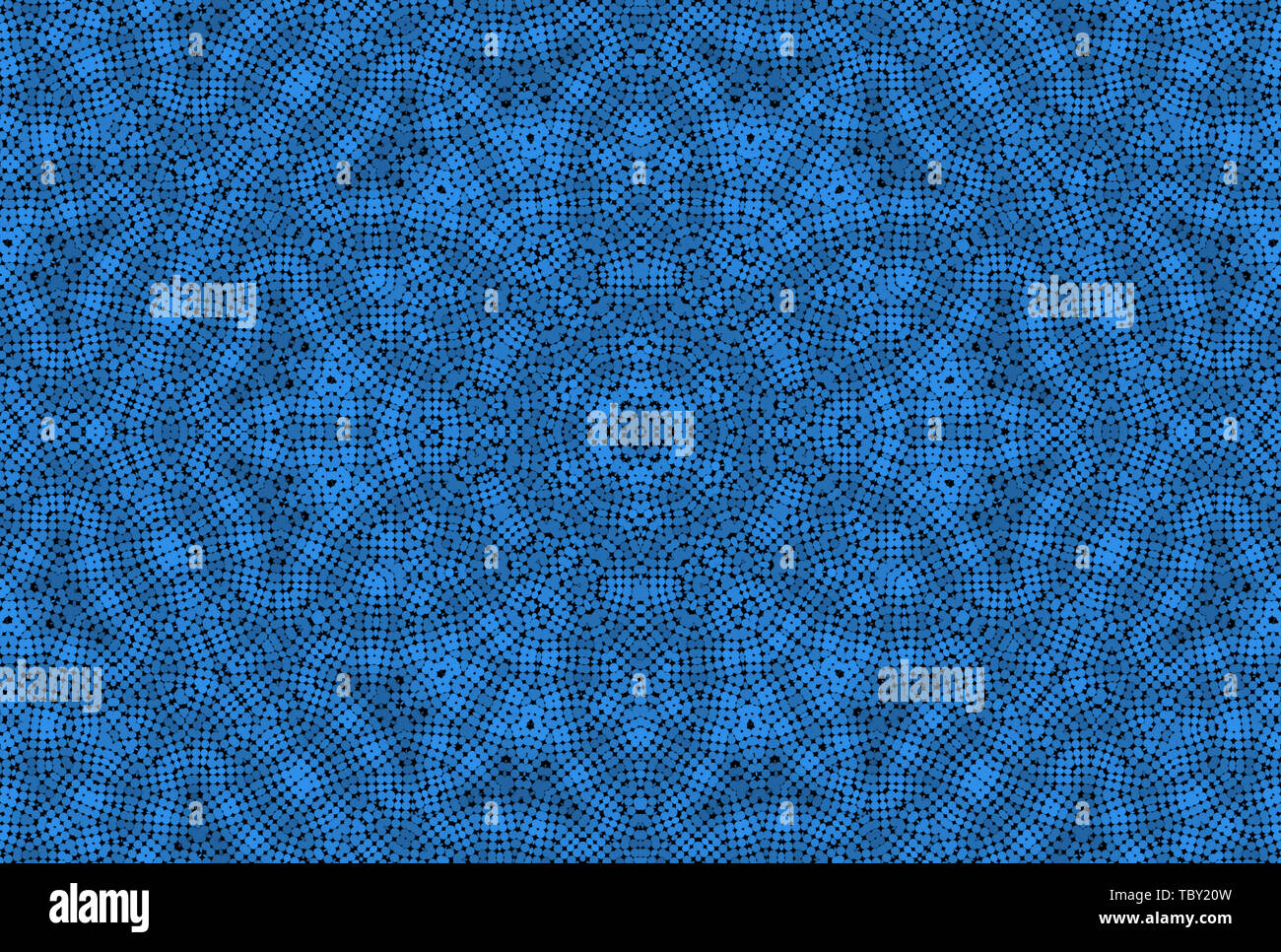 Abstract blue background with dotted pattern Stock Photo - Alamy