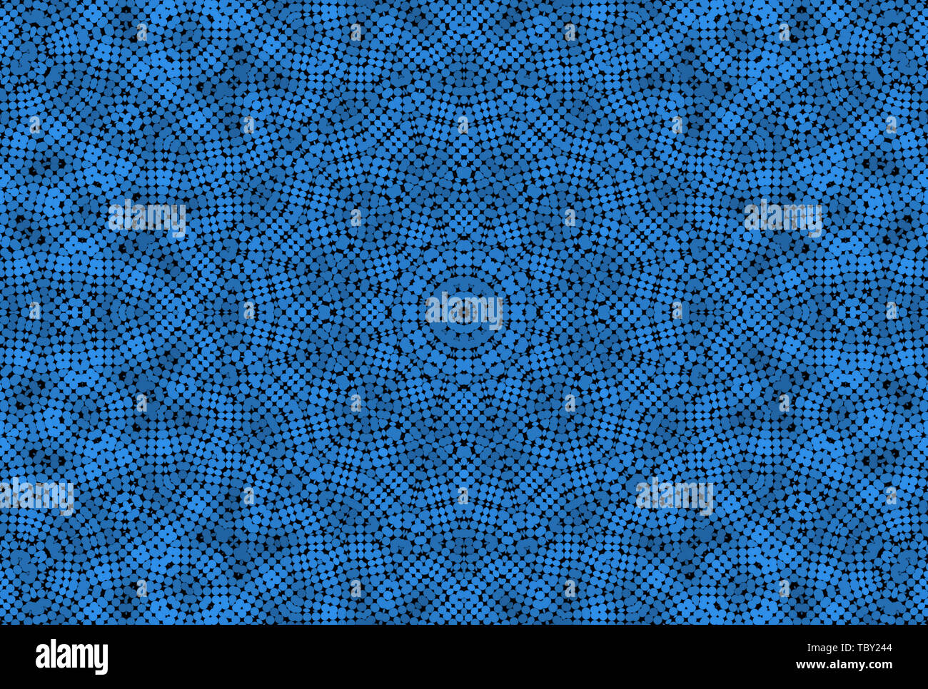 Abstract blue background with dotted pattern Stock Photo - Alamy