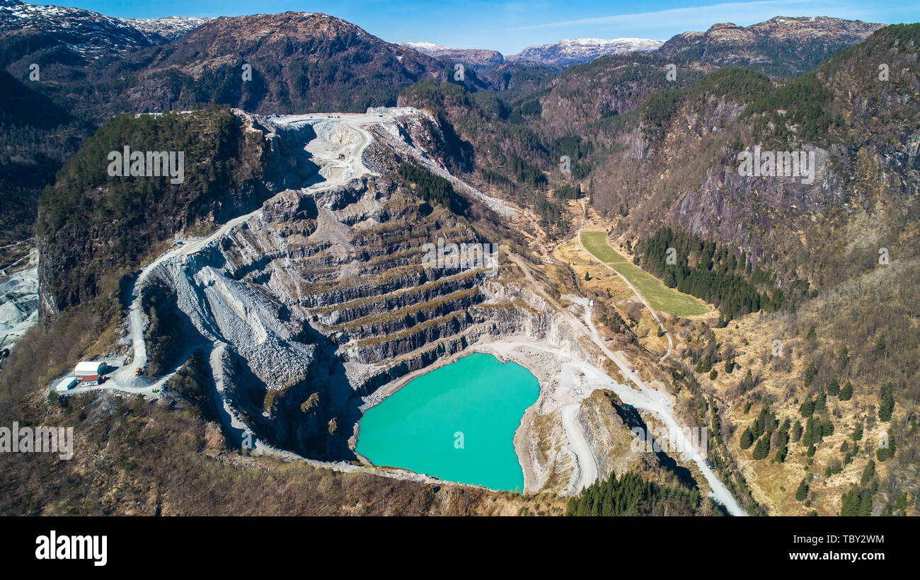 Open pit mine aerial hi-res stock photography and images - Alamy