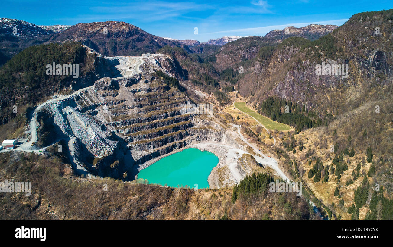 Open pit mine aerial hi-res stock photography and images - Alamy
