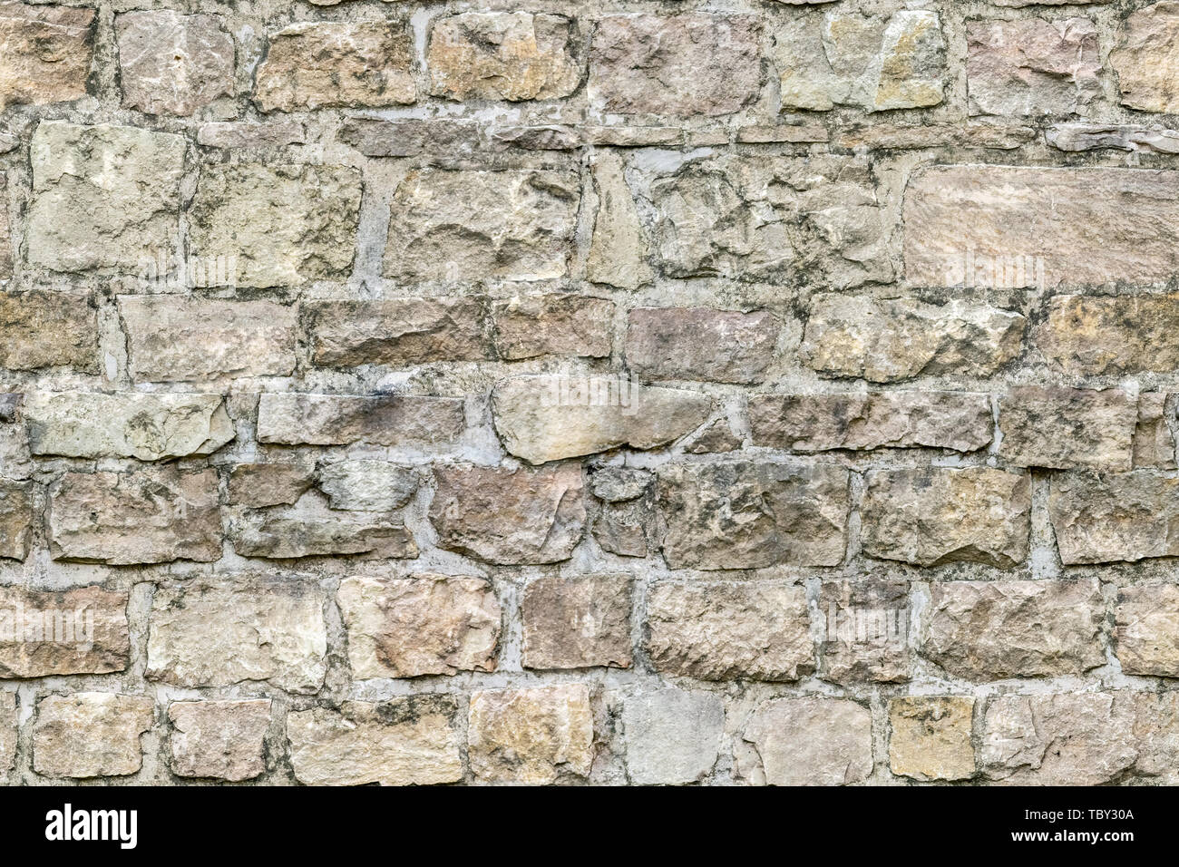 Fragment of an old stone fortress wall for use as an abstract ...