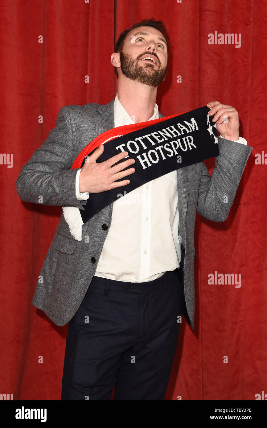 LONDON, UK. June 01, 2019: Gregory Finnegan arriving for The British ...