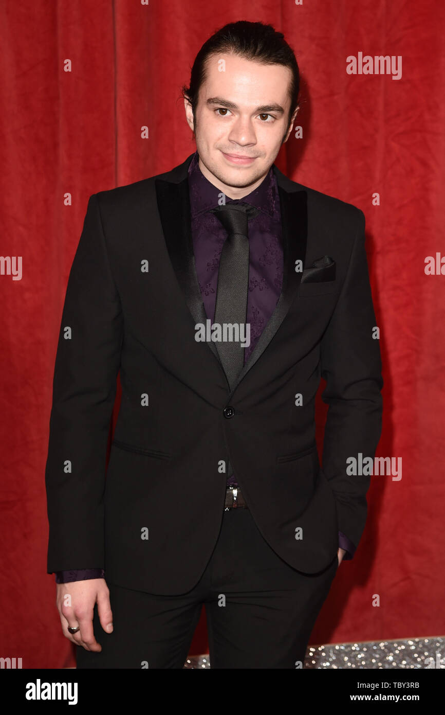 LONDON, UK. June 01, 2019: Harry Visinoni arriving for The British Soap ...