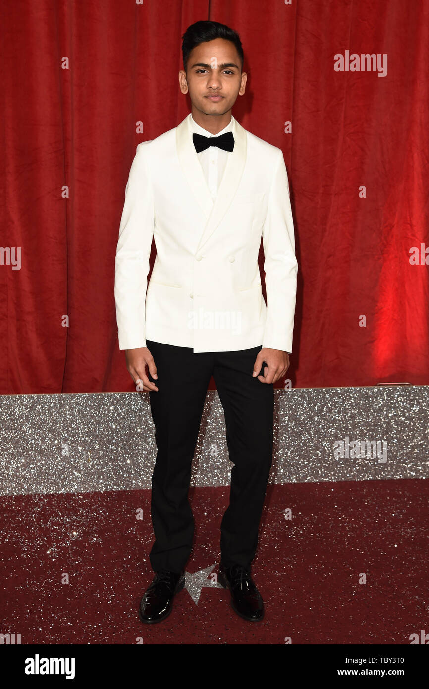 LONDON, UK. June 01, 2019: Ijaz Rana arriving for The British Soap ...