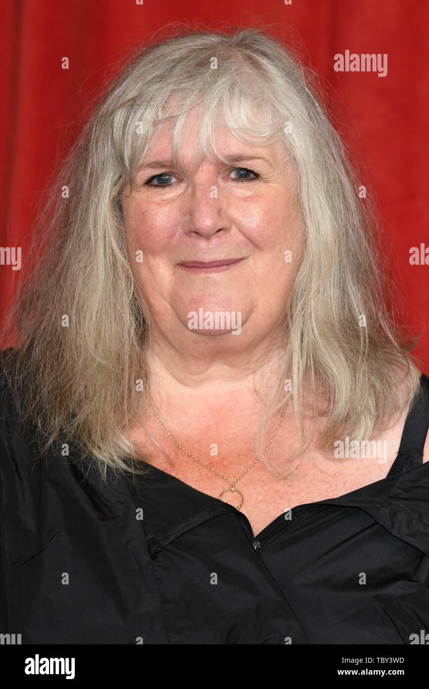 LONDON, UK. June 01, 2019: Jane Cox arriving for The British Soap ...