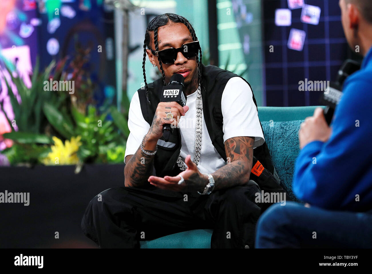 New York, USA. 3 June, 2019. Tyga at the BUILD Series with rapper Tyga ...