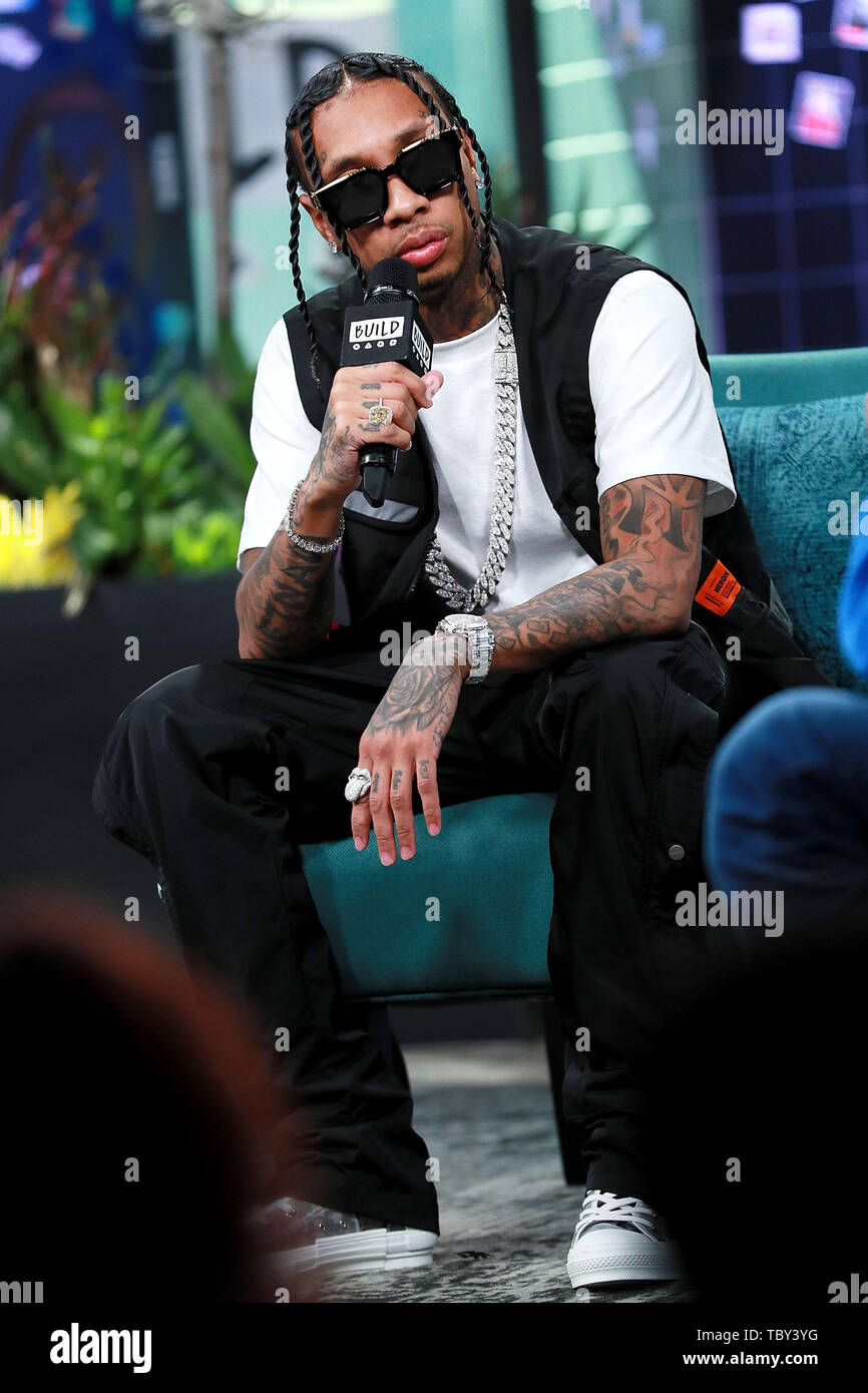 New York, USA. 3 June, 2019. Tyga at the BUILD Series with rapper Tyga ...