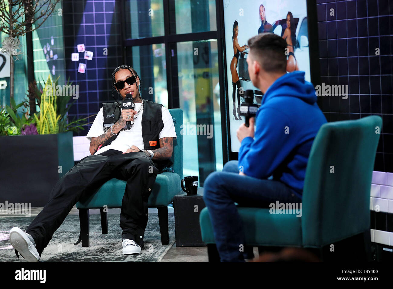 New York, USA. 3 June, 2019. Tyga at the BUILD Series with rapper Tyga ...