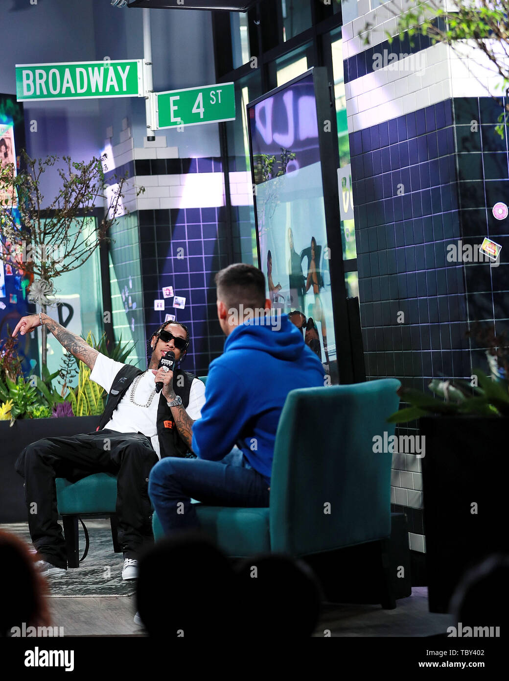 New York, USA. 3 June, 2019. Tyga at the BUILD Series with rapper Tyga ...