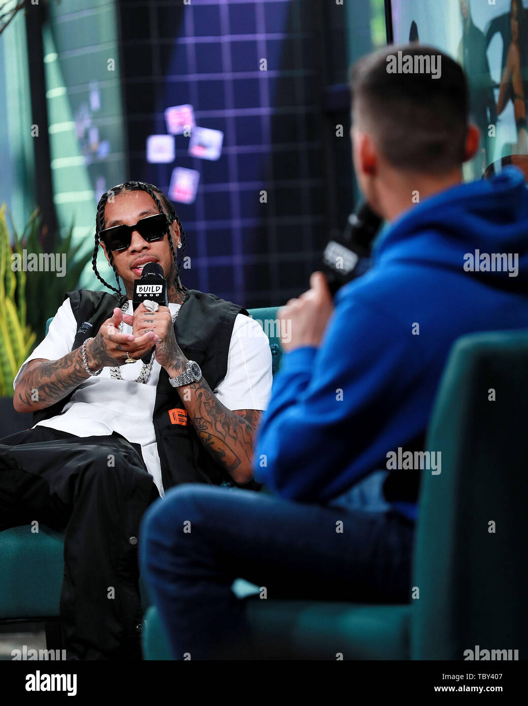 New York, USA. 3 June, 2019. Tyga at the BUILD Series with rapper Tyga ...