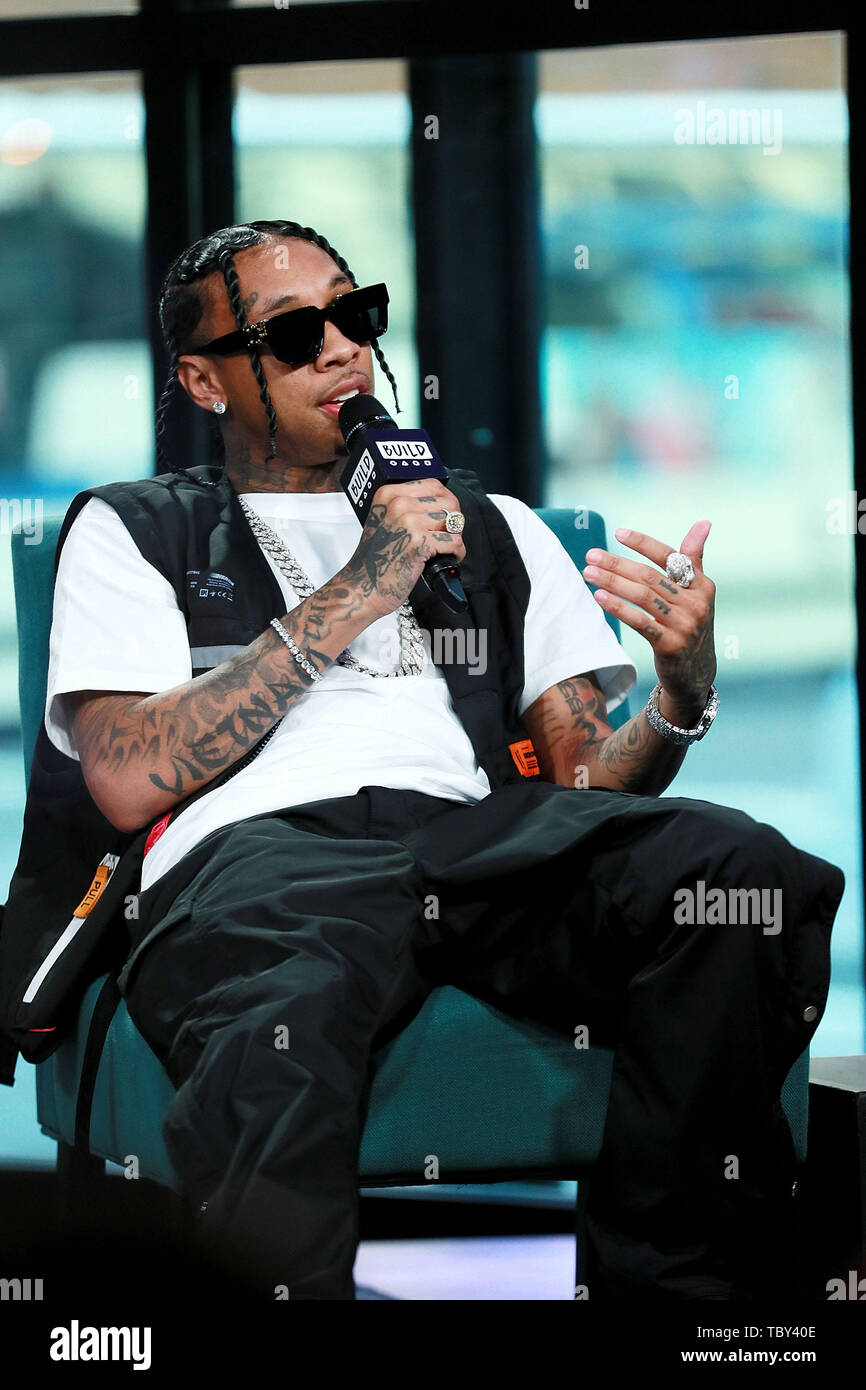 New York, USA. 3 June, 2019. Tyga at the BUILD Series with rapper Tyga ...