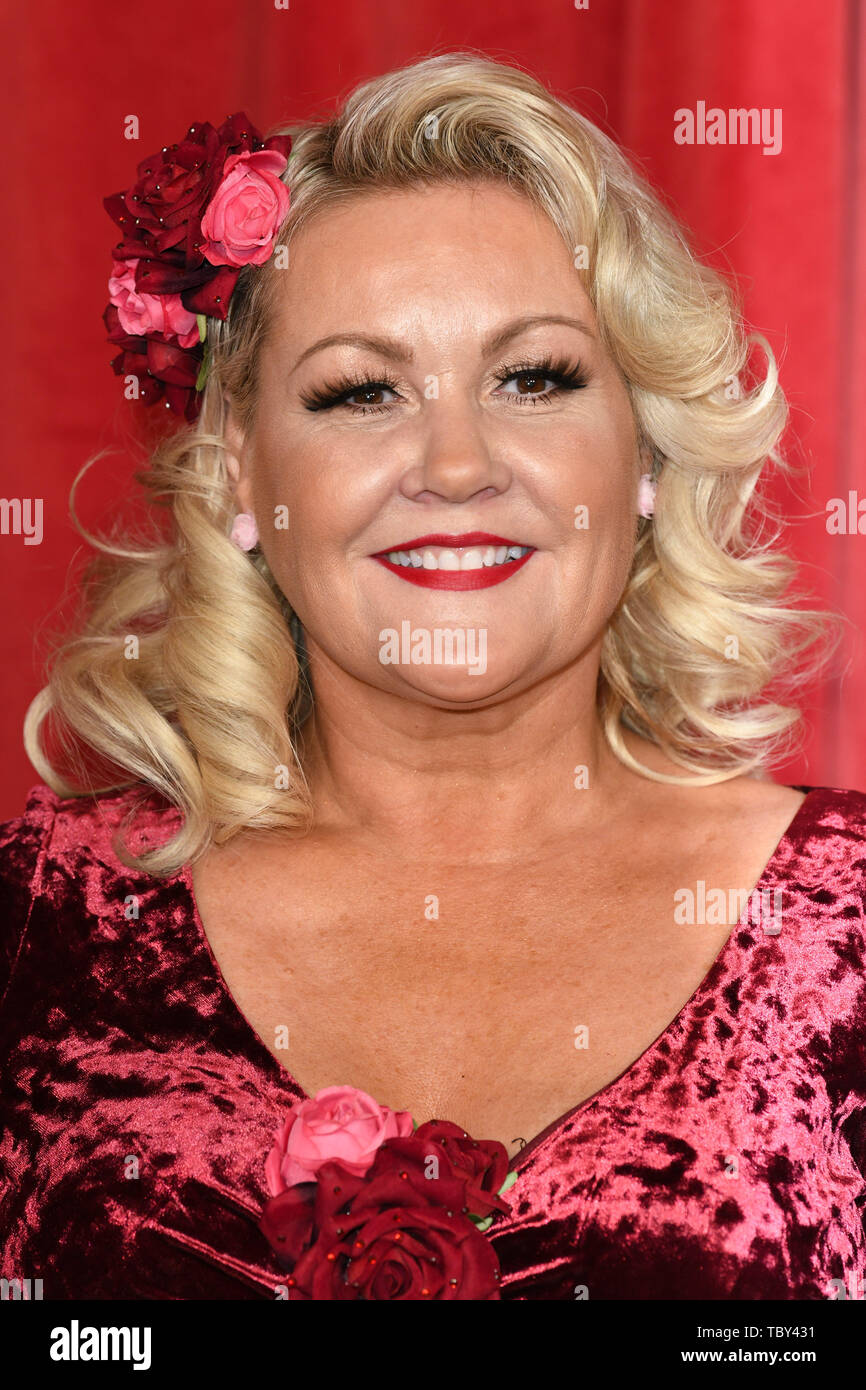 LONDON, UK. June 01, 2019: Lisa George arriving for The British Soap ...