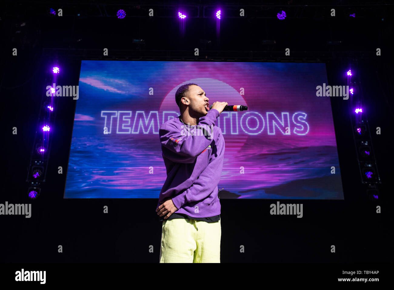 MOUNTAIN VIEW, CALIFORNIA - JUNE 2: Ty James performs during Wild 94.9 ...