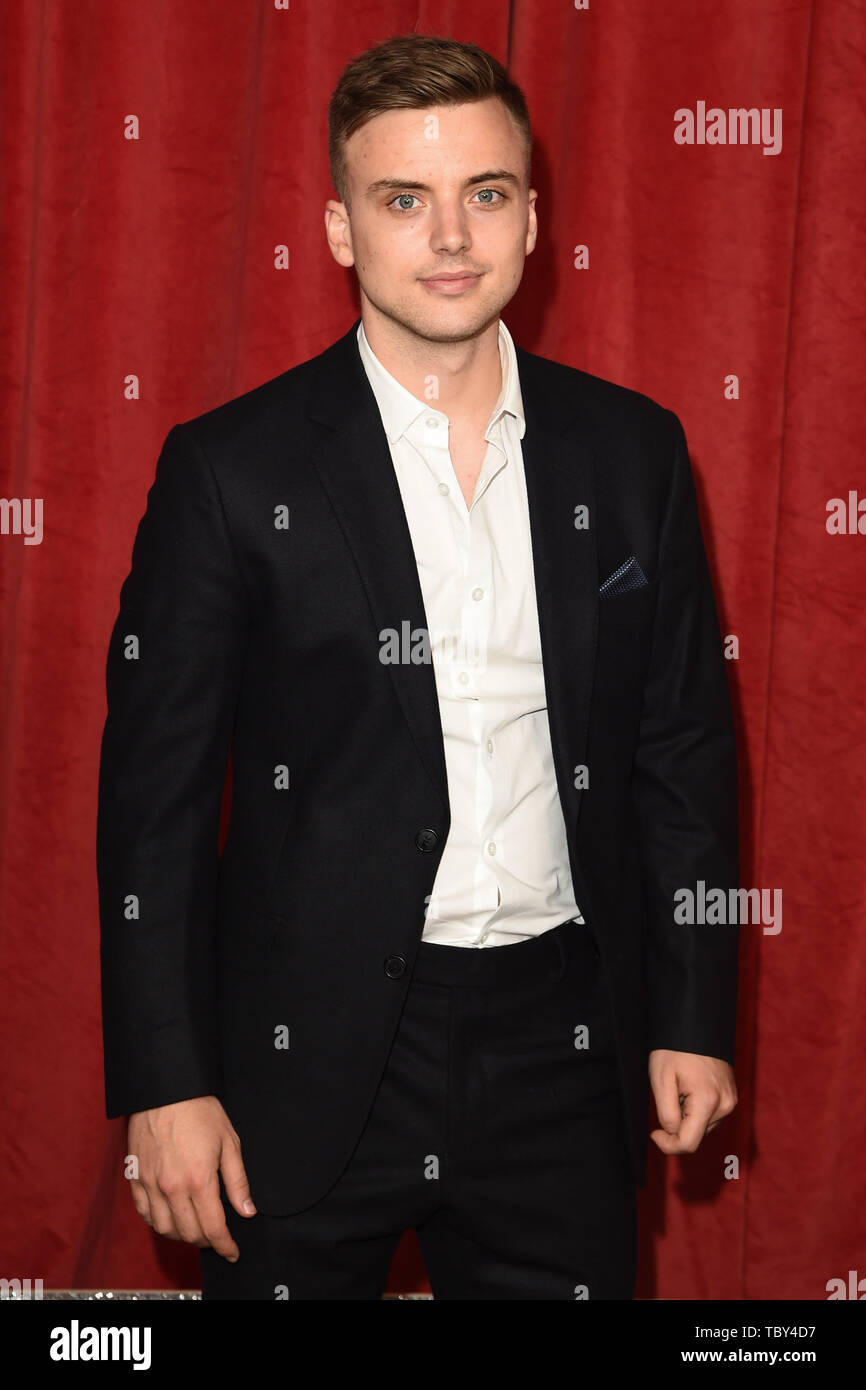 LONDON, UK. June 01, 2019: Perry Glasspool arriving for The British ...