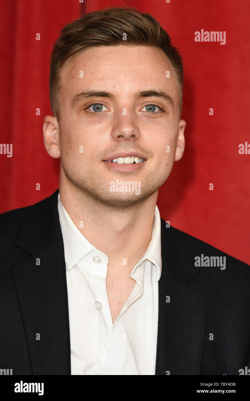 LONDON, UK. June 01, 2019: Perry Glasspool arriving for The British ...