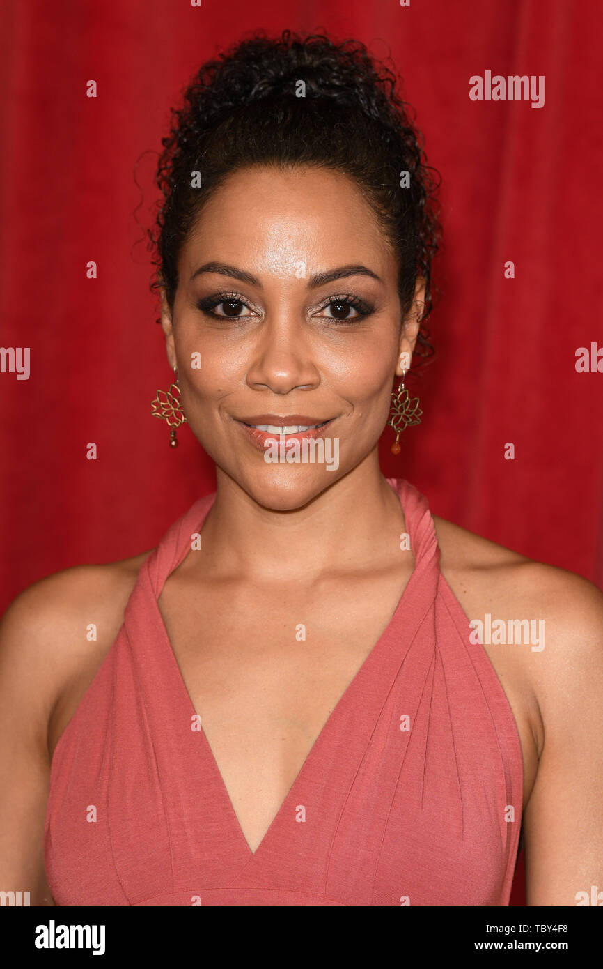 LONDON, UK. June 01, 2019: Renee Castle arriving for The British Soap ...