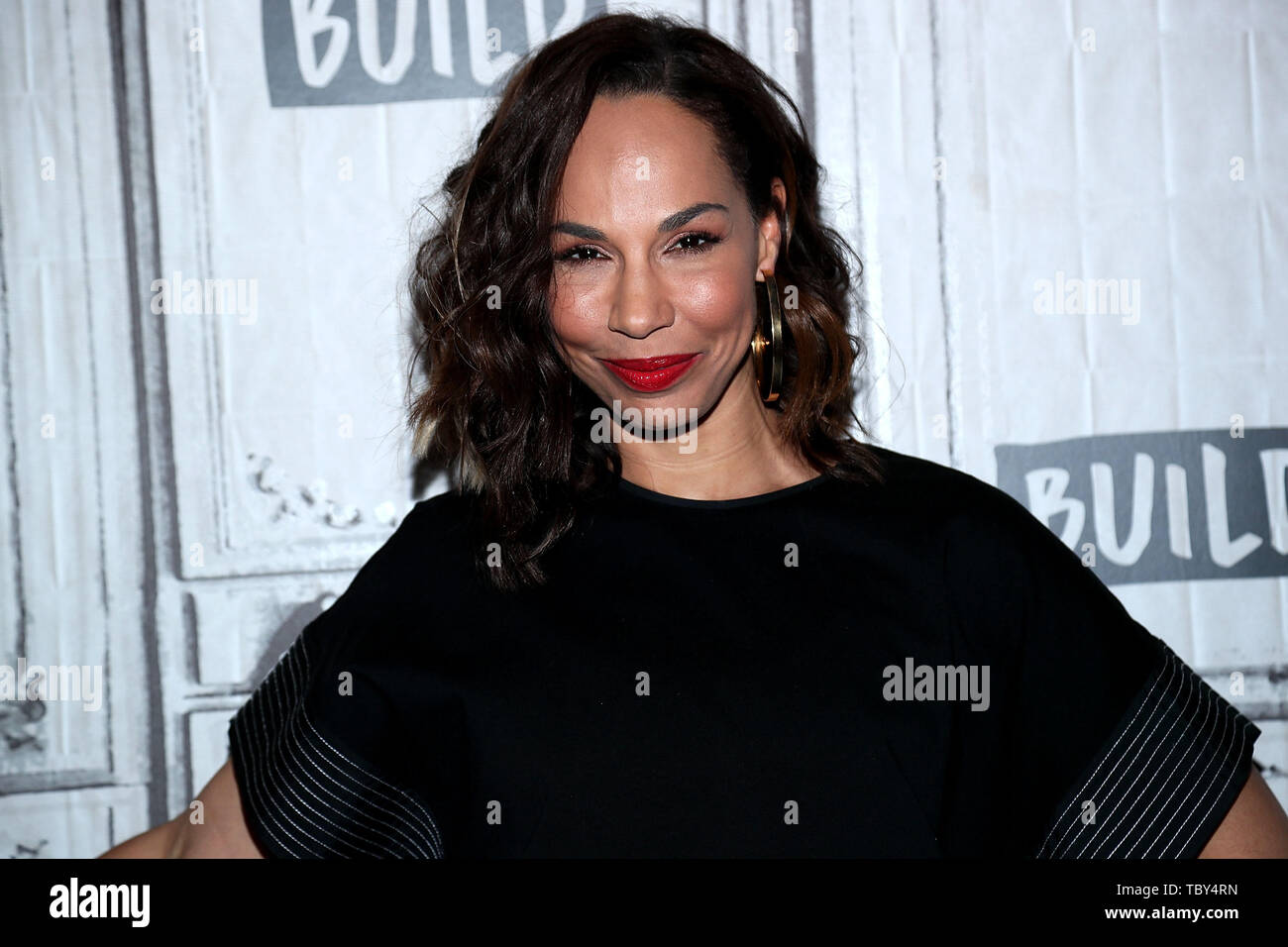 New York, USA. 3 June, 2019. Amanda Brugel at the BUILD Series ...