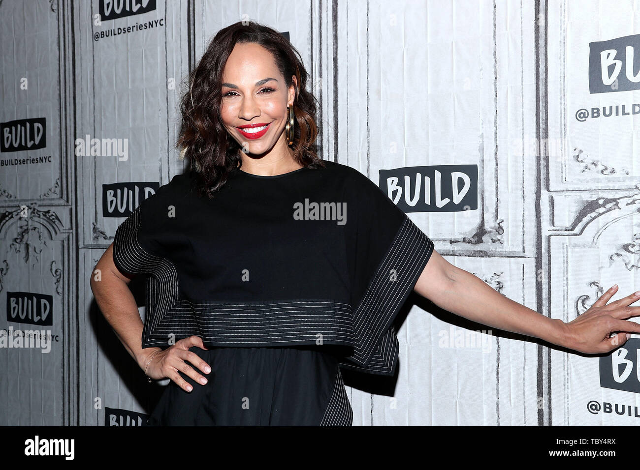 New York, USA. 3 June, 2019. Amanda Brugel at the BUILD Series ...