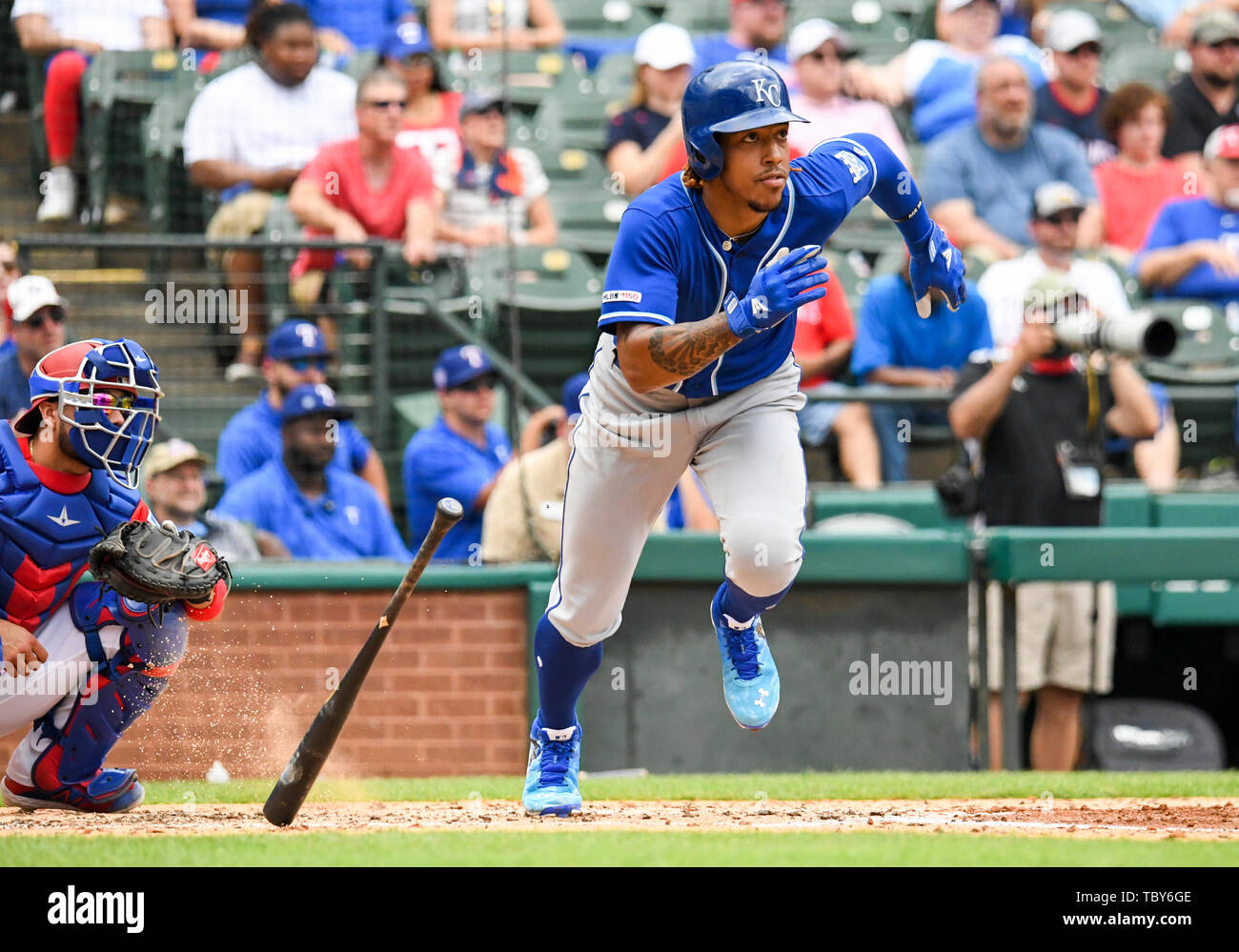 June 02, 2019: Kansas City Royals short stop Adalberto Mondesi #27 at ...