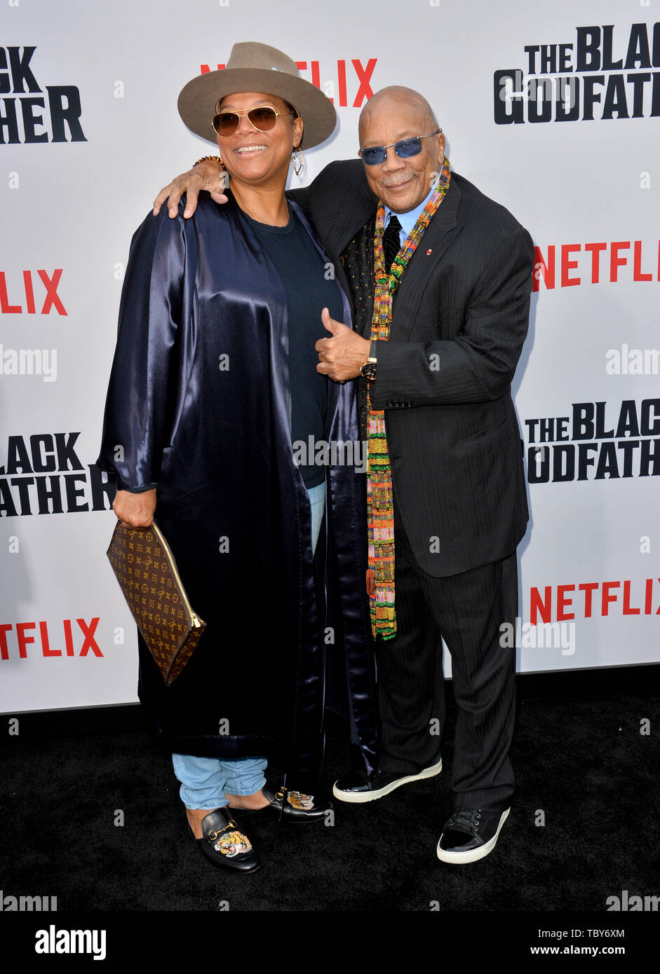 Queen latifah and quincy jones hi-res stock photography and images - Alamy