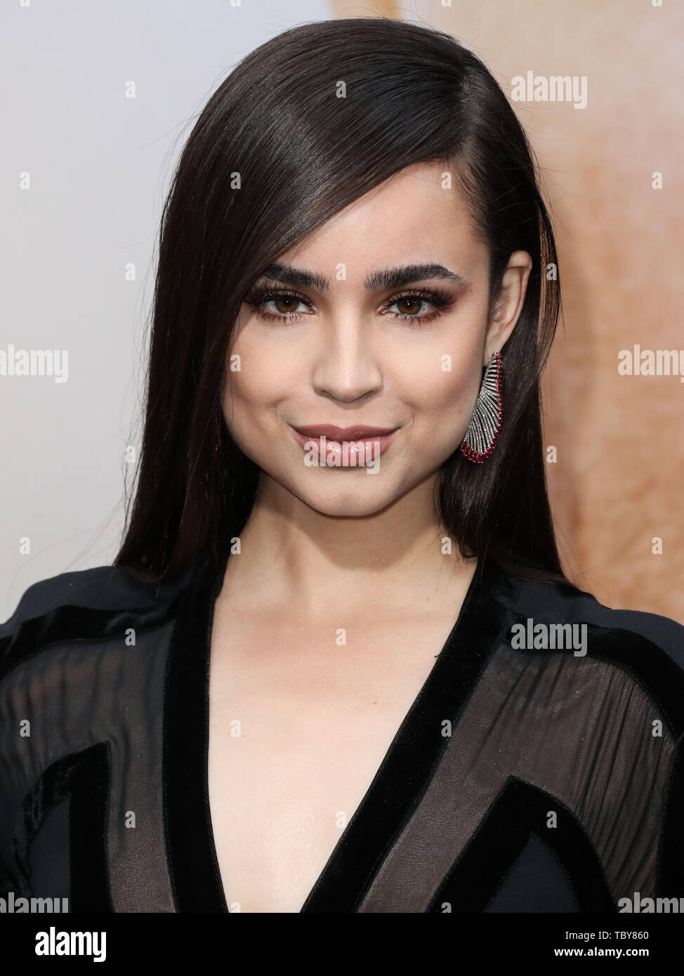 WESTWOOD, LOS ANGELES, CALIFORNIA, USA - JUNE 03: Actress Sofia Carson ...