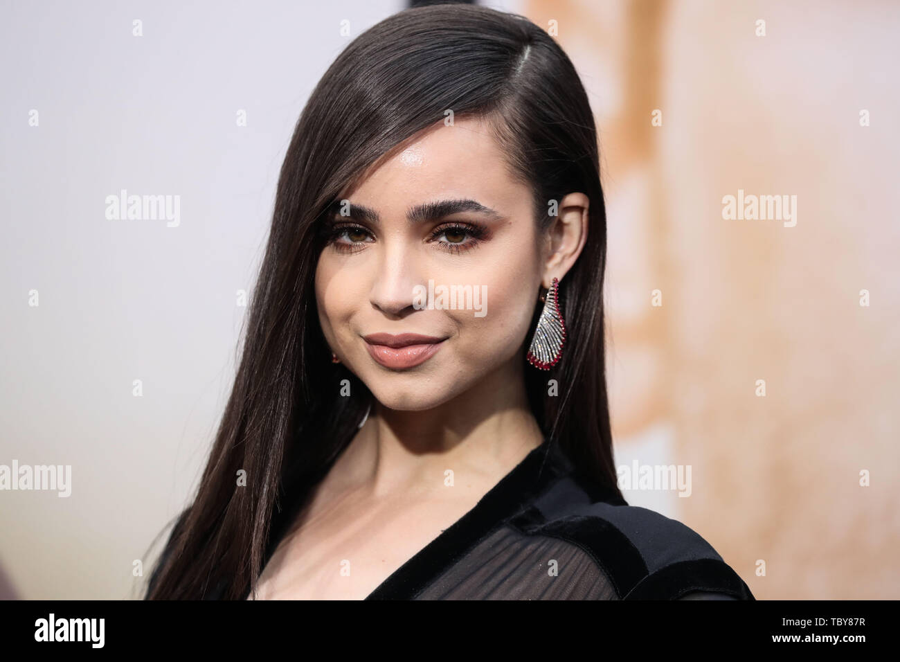 WESTWOOD, LOS ANGELES, CALIFORNIA, USA - JUNE 03: Actress Sofia Carson ...