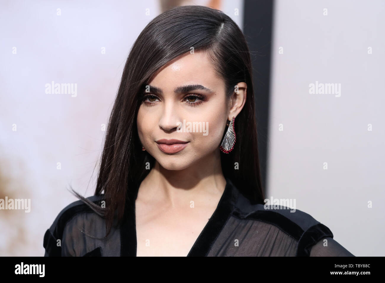WESTWOOD, LOS ANGELES, CALIFORNIA, USA - JUNE 03: Actress Sofia Carson ...