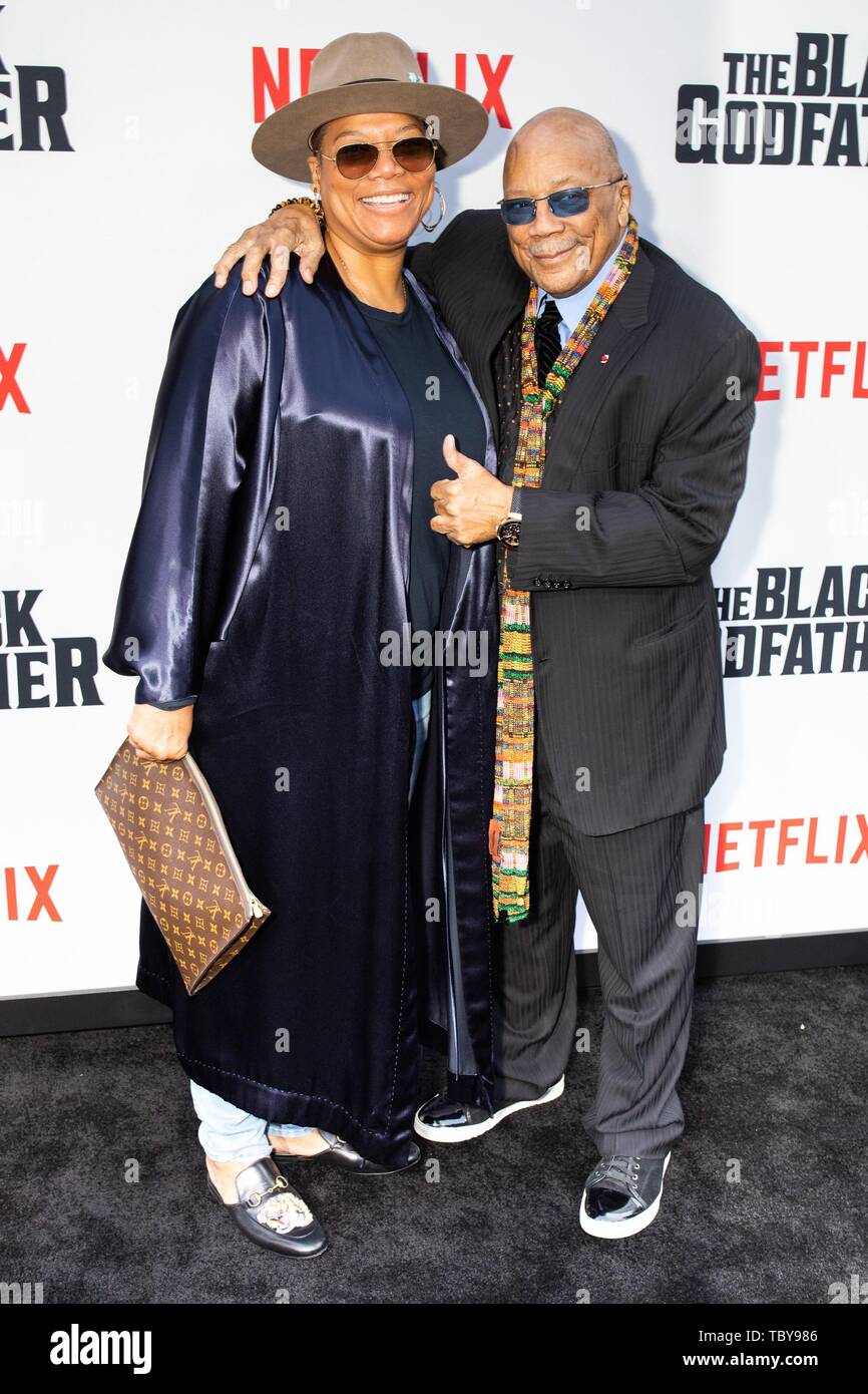 Los Angeles, CA, USA. 3rd June, 2019. Queen Latifa, Quincy Jones at ...