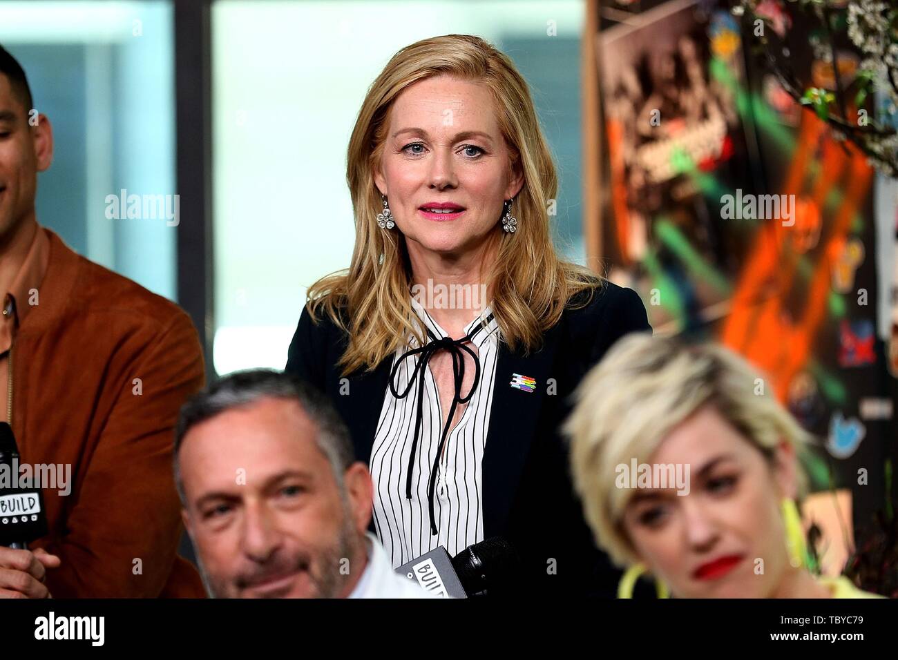 New York, NY, USA. 3rd June, 2019. Laura Linney inside for AOL Build ...