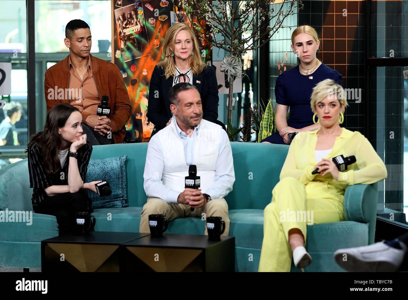 New York, NY, USA. 3rd June, 2019. Ellen Page, Charlie Barnett, Laura ...