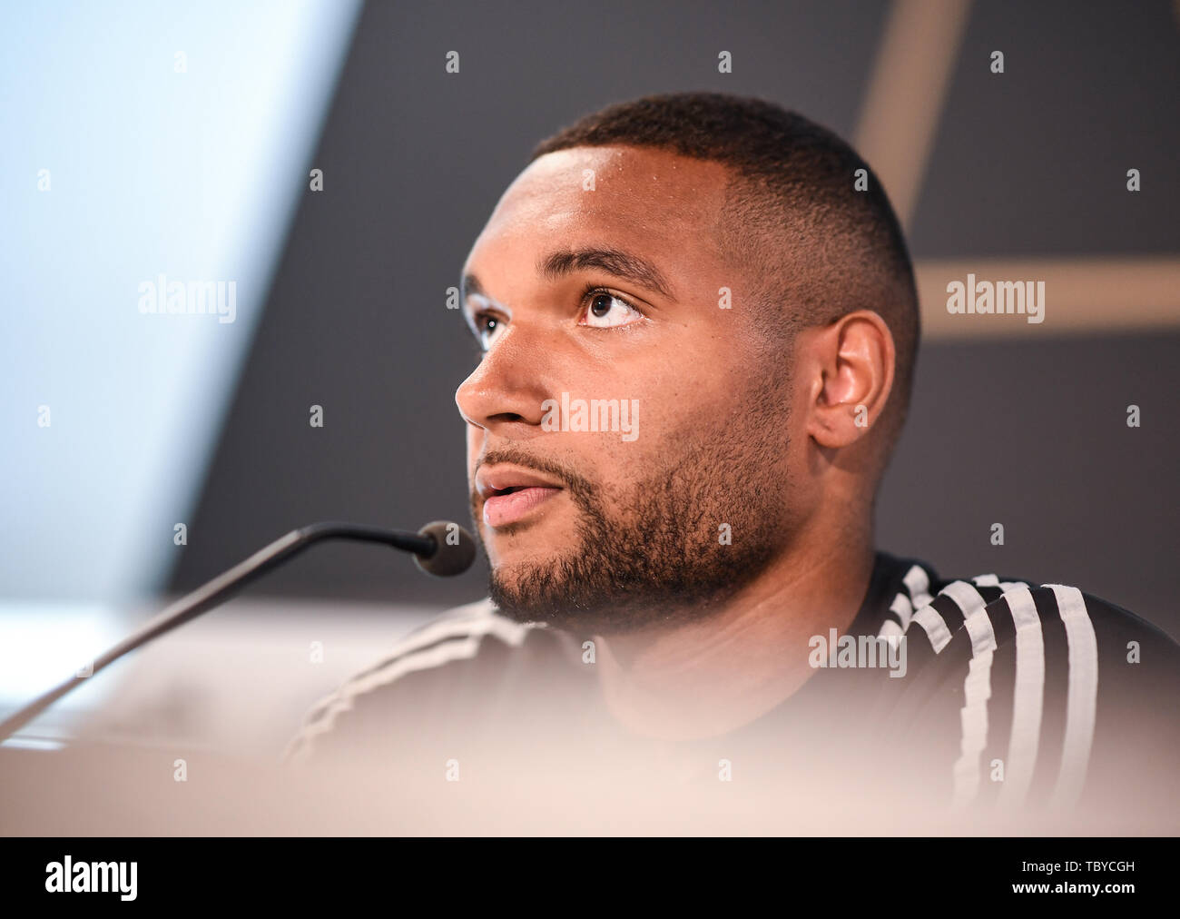 Jonathan Tah (Germany), portrait, portrait, head. GES/football/press ...