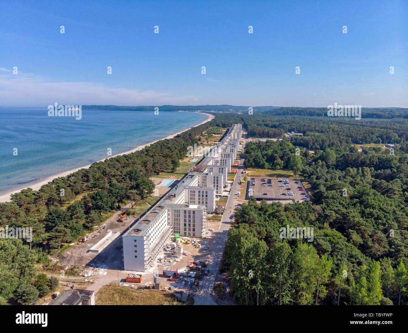 The KdF Colossus Prora on Ruegen Stock Photo - Alamy