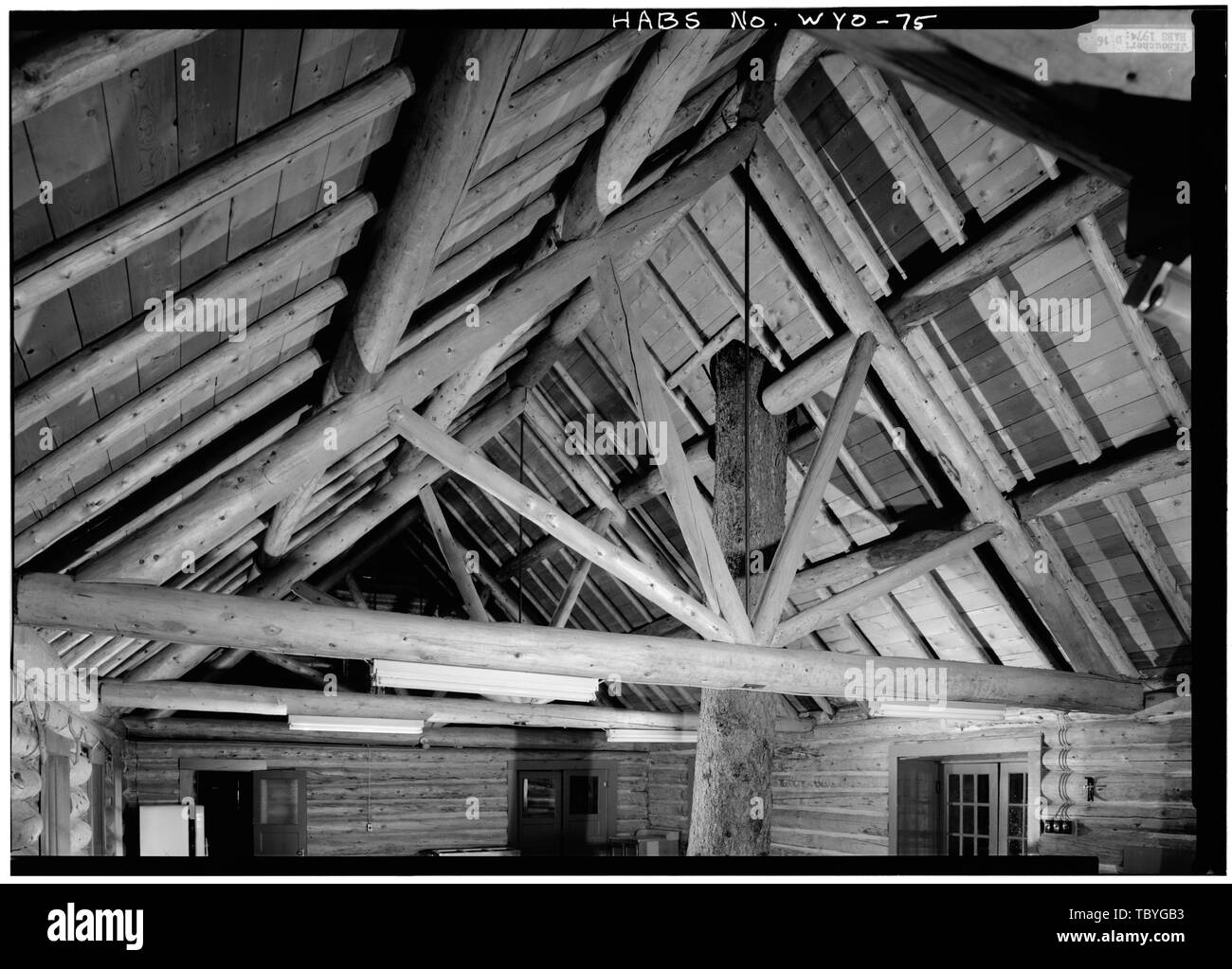Rear truss structure Black and White Stock Photos & Images - Alamy