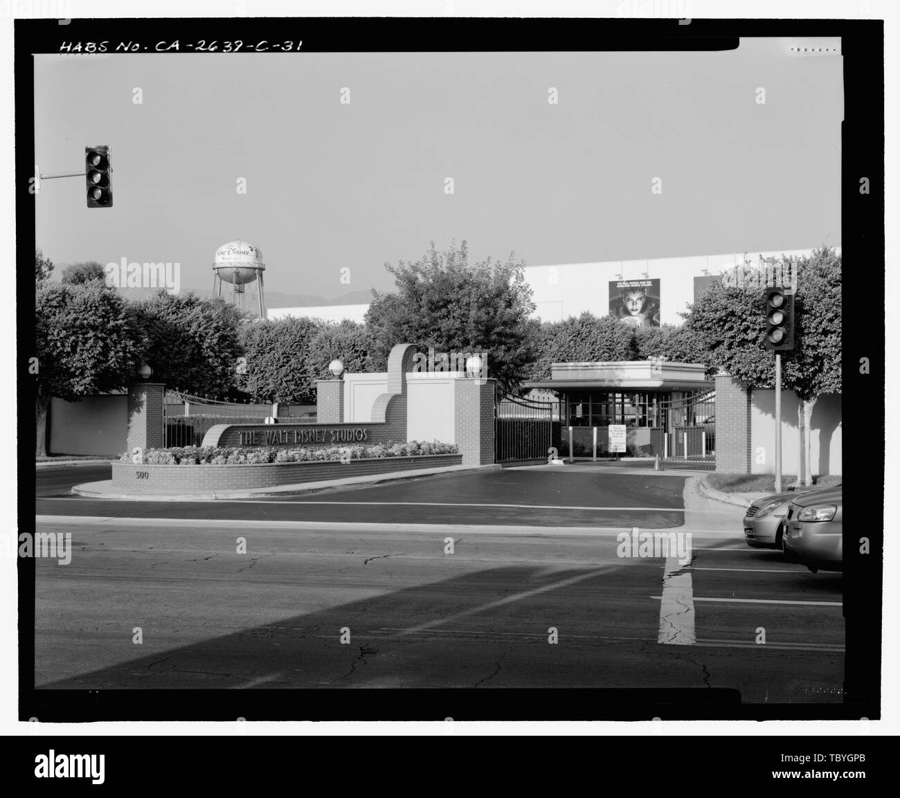 main gate detail view, facing northeast Walt Disney Studios, Casting ...