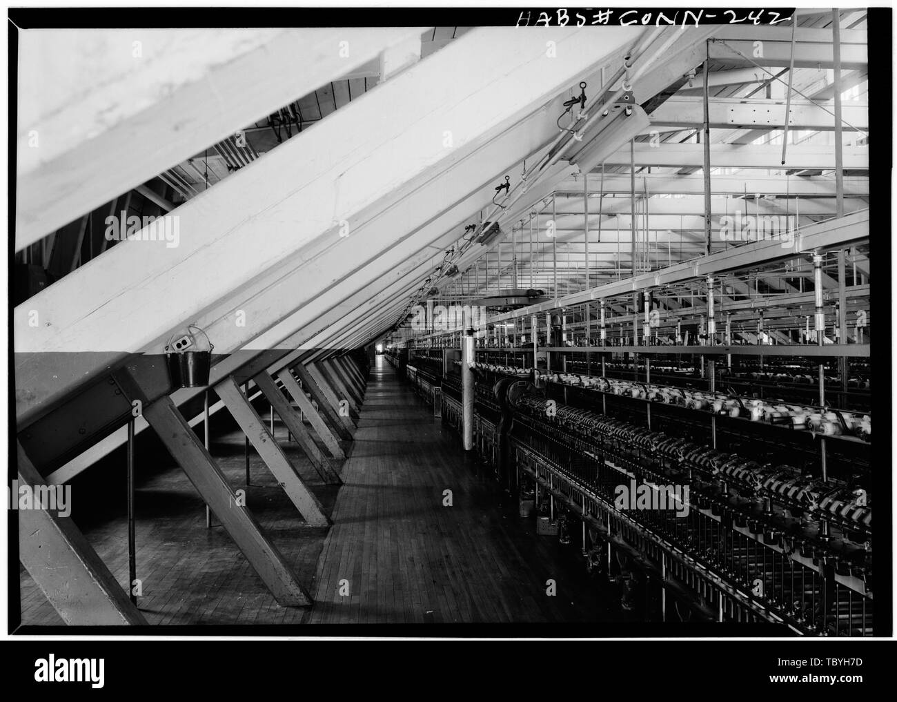 March 1961 INTERIOR OF FIFTH FLOOR (ATTIC) Ponemah Mills, Main Street ...