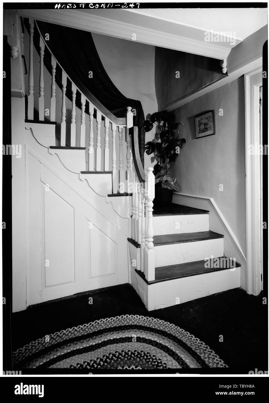 March 1961 MAIN STAIRWAY IN SOUTH ENTRANCE HALL (2) BradfordHuntington ...