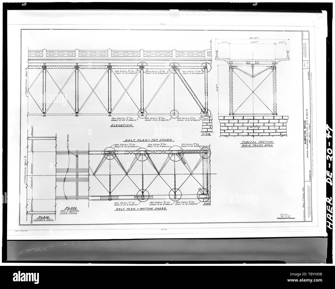 Architectural plans bridge hi-res stock photography and images - Alamy